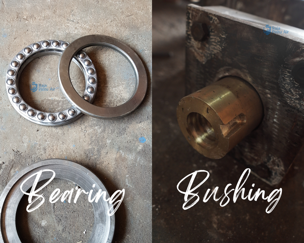 Perbedaan Bearing dan Bushing Gearbox - Raja Pintu Air